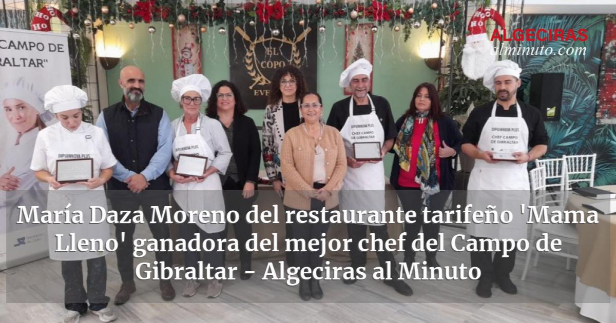 María Daza Moreno del restaurante tarifeño 'Mama Lleno' ganadora del ...