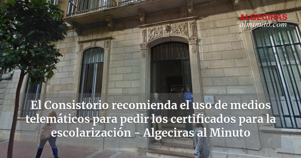 El Consistorio recomienda el uso de medios telemáticos para pedir los ...